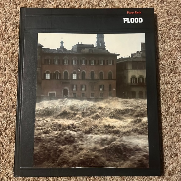 Other | Vintage Planet Earth Flood Hardcover Book Natural Disasters ...